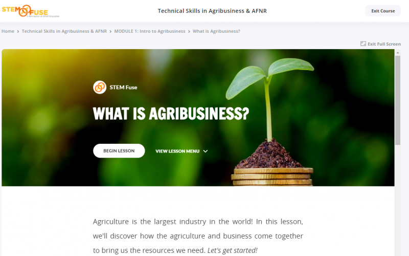 Agri Business & AFNR Technical Skills | STEM Fuse