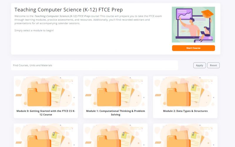 Teaching Computer Science (K-12) FTCE Prep & Workshop | STEM Fuse
